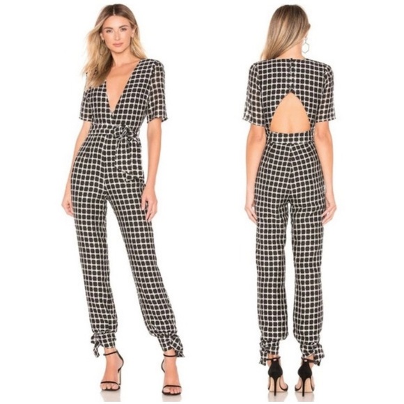 Tularosa | Pants & Jumpsuits | Tularosa Hayes Checkered Jumpsuit | Poshmark